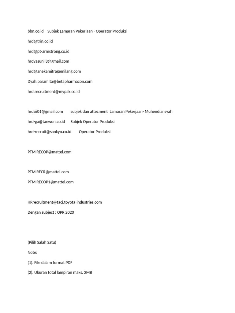 Email HRD Su-WPS Office | PDF