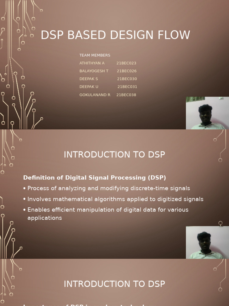 DSP_BASED_design_flow[1] | PDF | Digital Signal Processing | Computing
