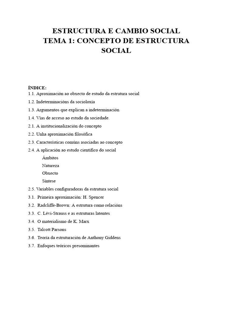 Tema 1 Estructura | PDF