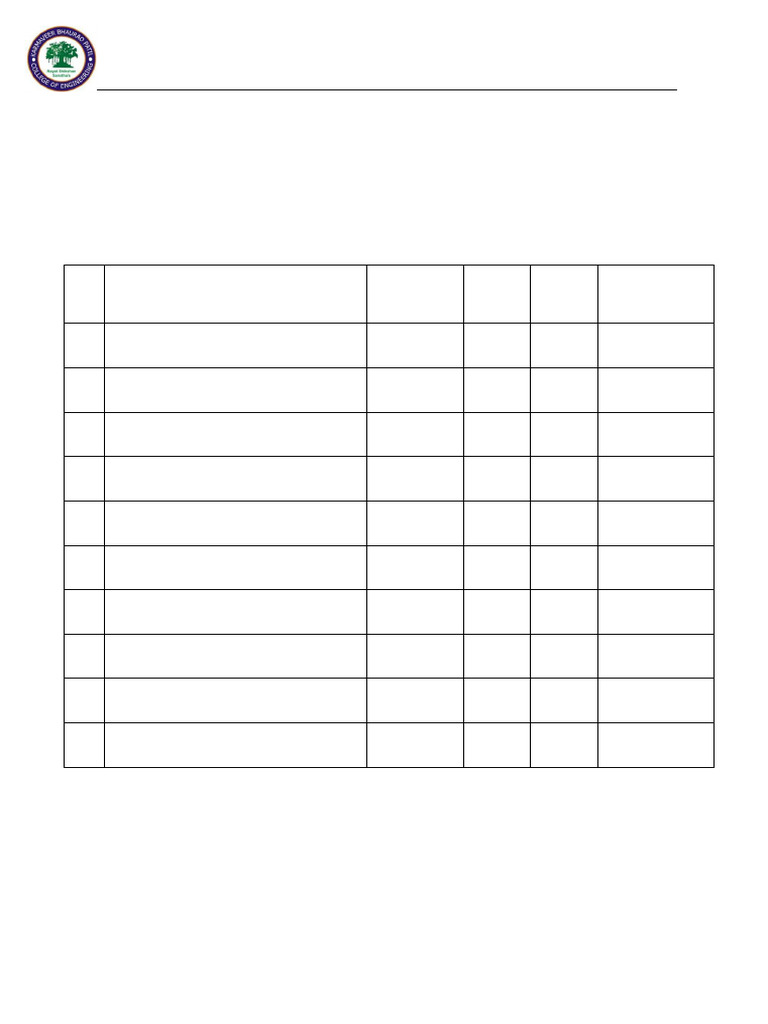 Experiment Index | PDF