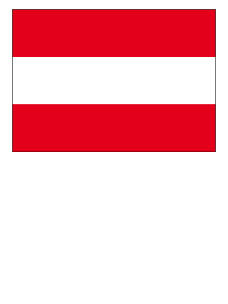 Austria Flag Printable | PDF