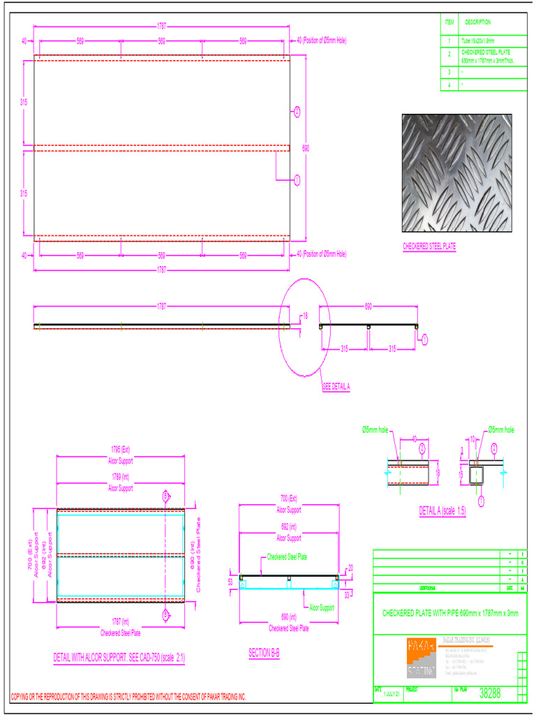 Checkered Steel Plate Specs | PDF