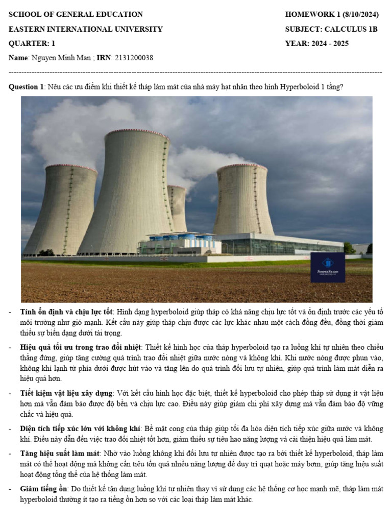 Math102 Homework 1 | PDF