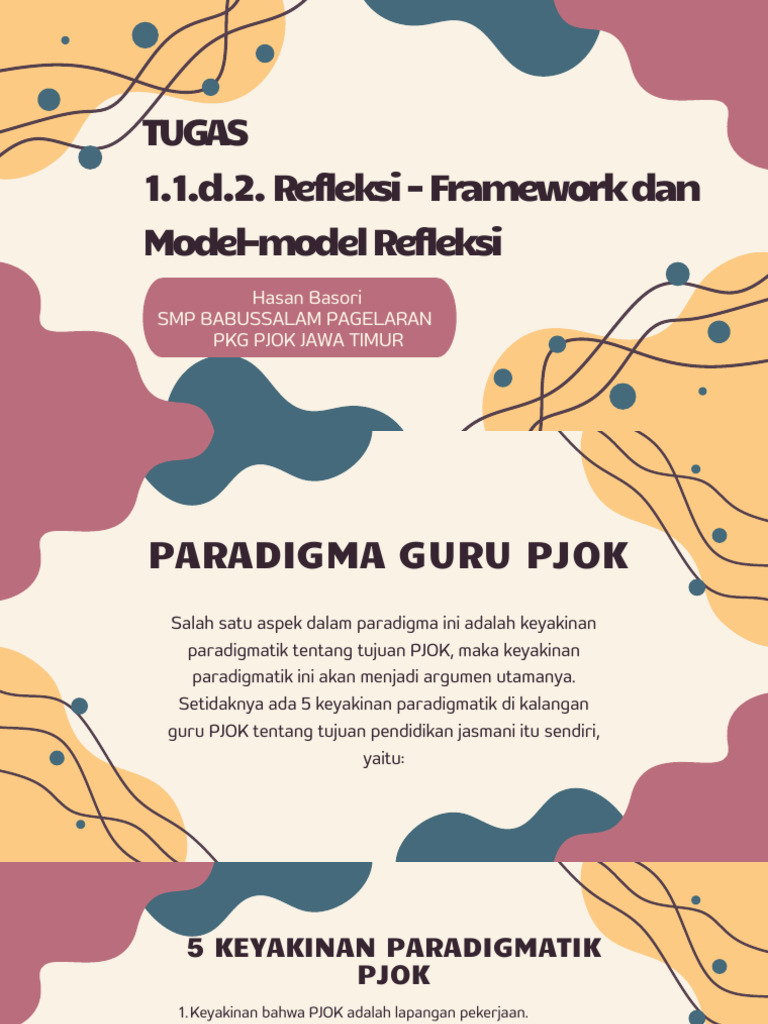Tugas Modul 1.1.d.2. PKG PJOK | PDF | Karier & Perkembangan