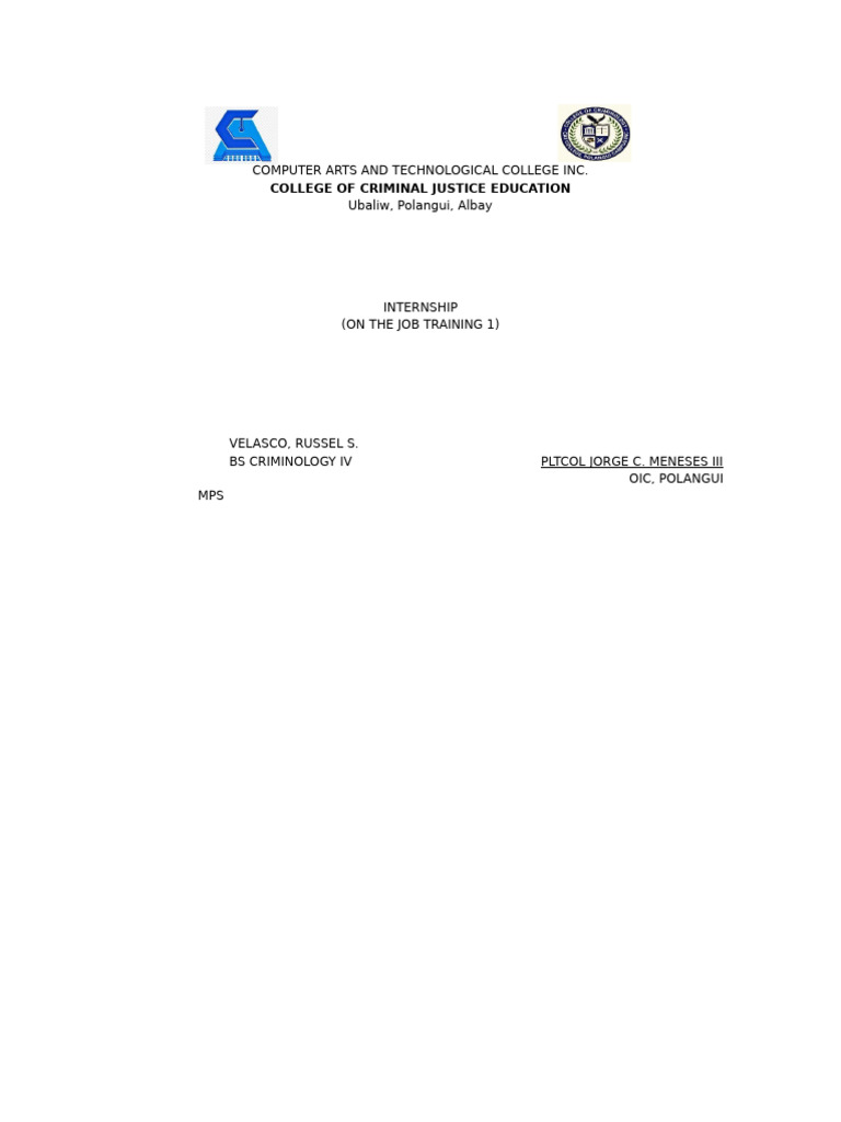 Manual Frontpage | PDF