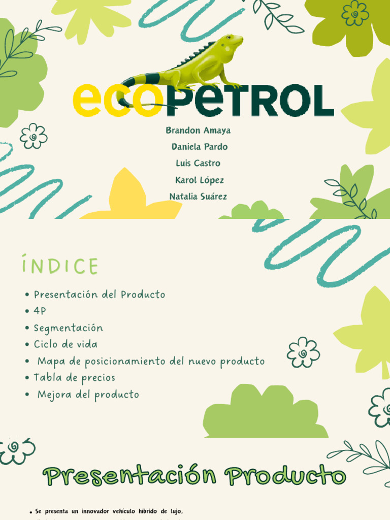 Diapositivas ecopetrol | PDF | Energía renovable | Sustentabilidad
