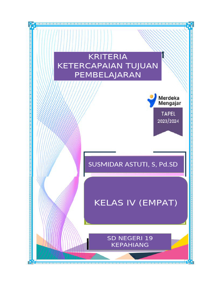 Cover Kurikulum Merdeka | PDF