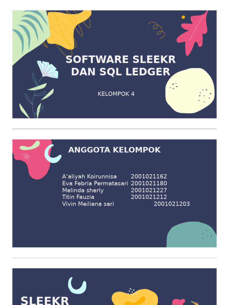 Kelompok 4 SQL-Ledger & Sleekr | PDF