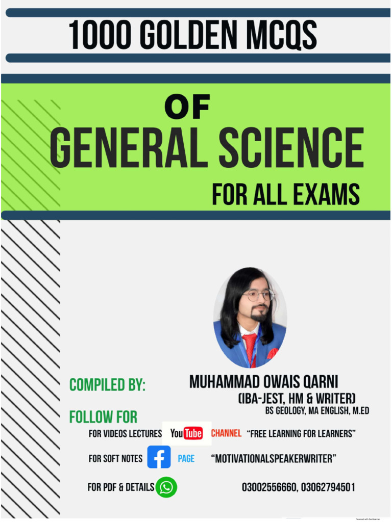 General Science 1000 Mcqs (Sir Zaigham) | PDF