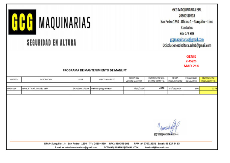 Mantto MAD 214 | PDF