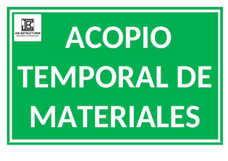 Acopio Temporal de Materiales | PDF