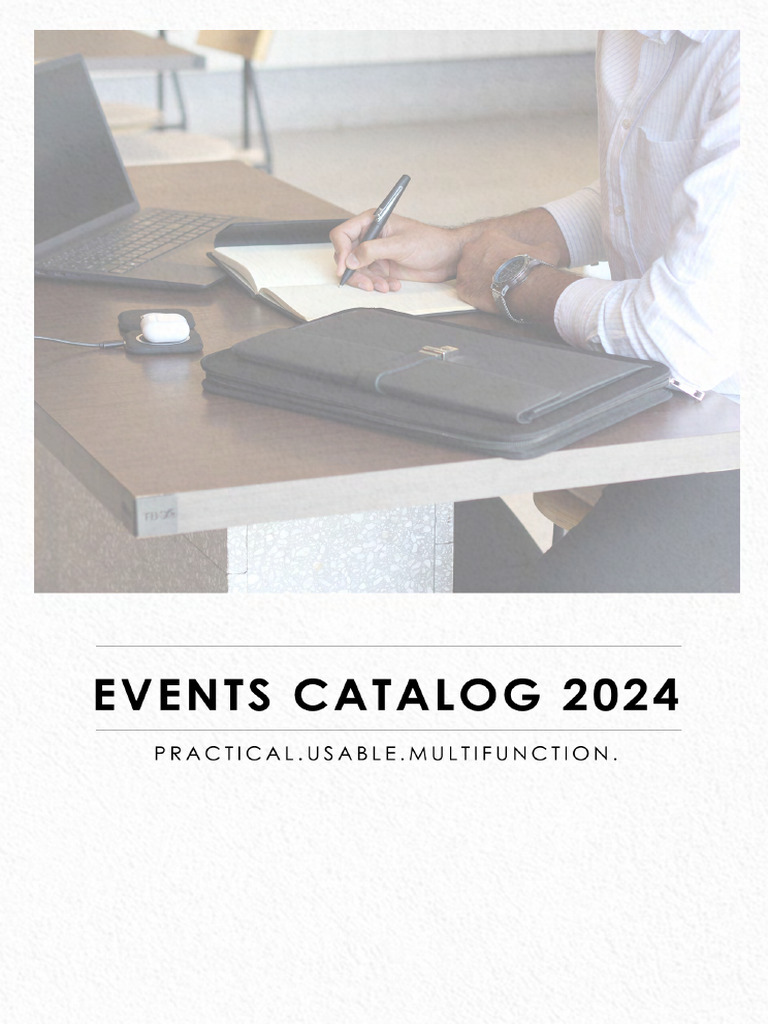Events Catalog2024 | PDF