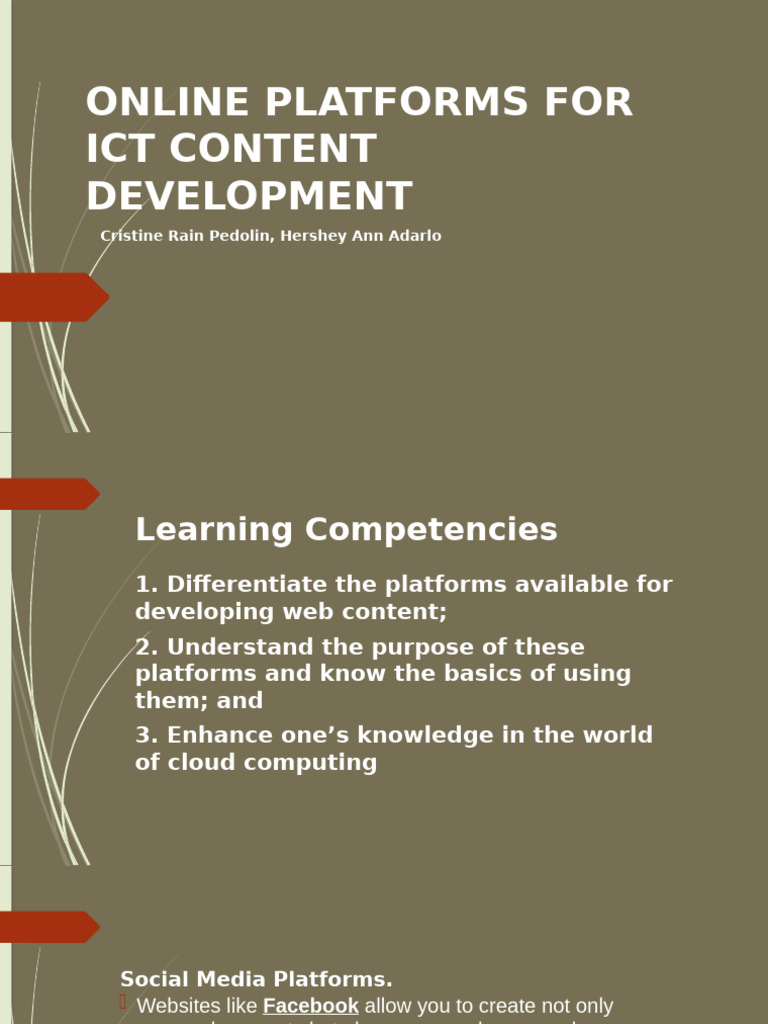 Online Platforms For Ict Content Development - 034513 | PDF | Cloud ...