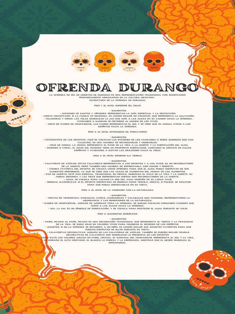 Historia Instagram Calaverita Dia de Muertos Ilustrada Verde PDF | PDF