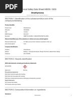 DMSO Health and Safety Information | PDF | Dimethyl Sulfoxide | Toxicity