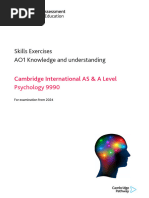 AICE Psychology 2024-2026 Core Studies | PDF | Methodology | Scientific ...