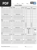 R-5 Volleyball Line-Up Sheets | PDF