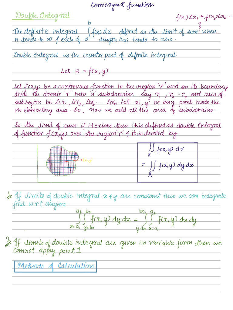 Double Integration | PDF