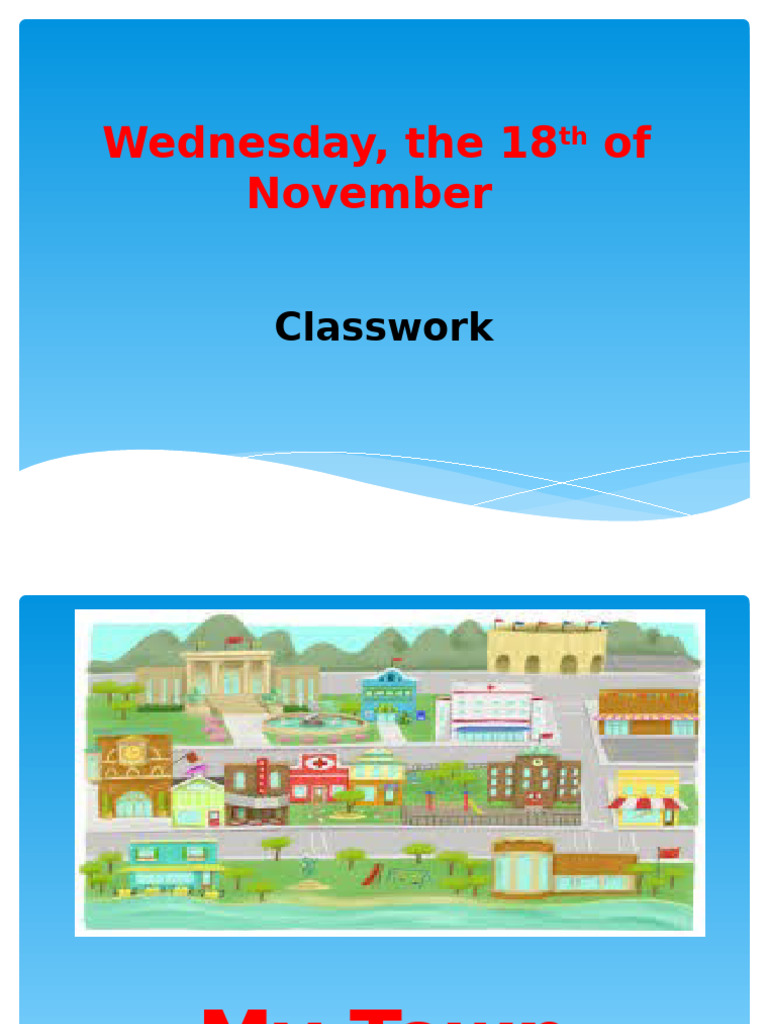 My Town, 3 Form | PDF