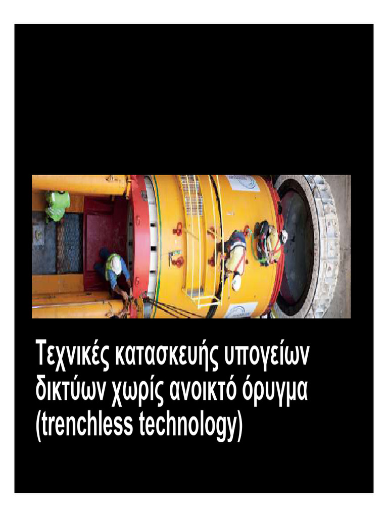 Trenchless Technology Pipe Jacking | PDF