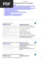 ACB Troubleshooting Guide | PDF | Electrical Engineering | Electricity
