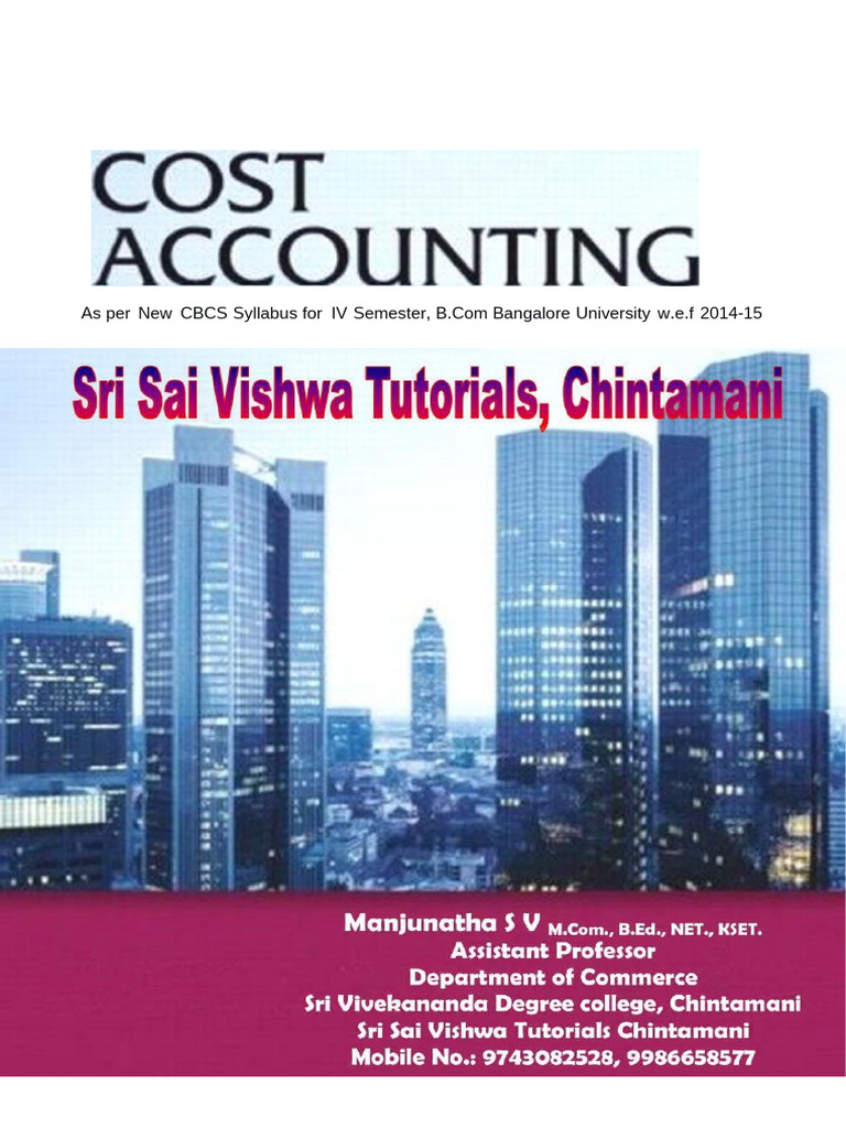 Cost Accounting 2020 | PDF | Cost Accounting | Inventory