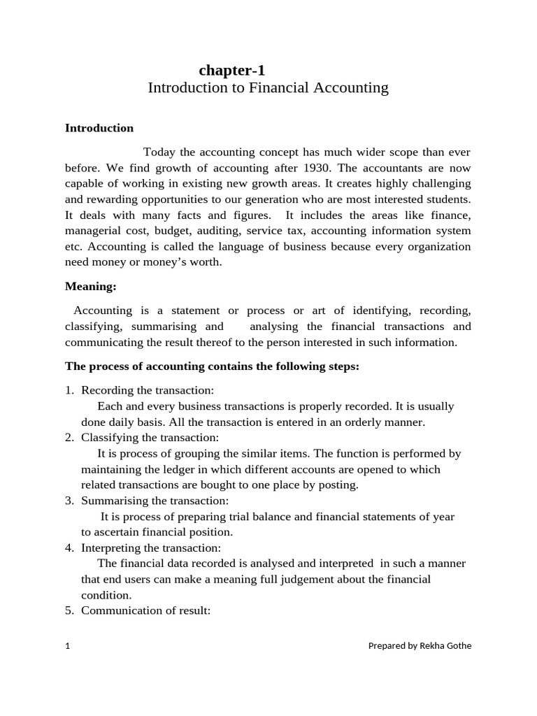 accounts notes | PDF | Debits And Credits | Financial Statement