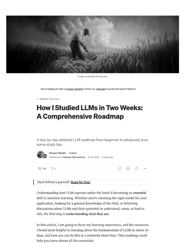 LLM Roadmap | PDF