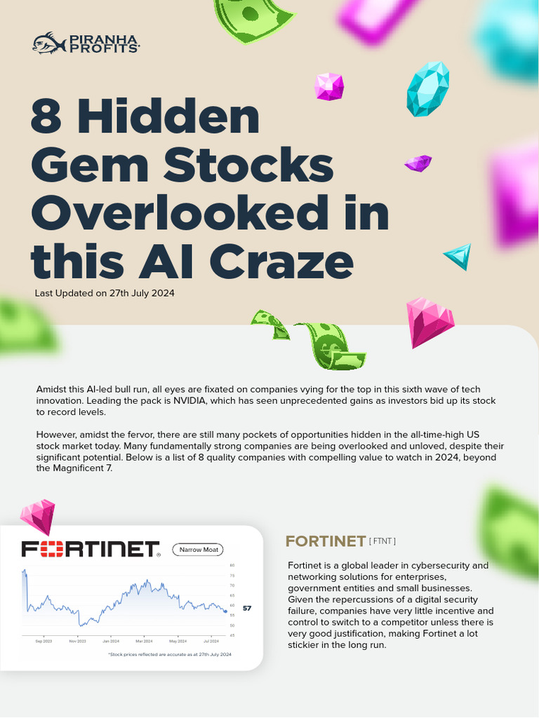 8 Hidden Gems Infographic | PDF | Exchange Traded Fund | Stocks