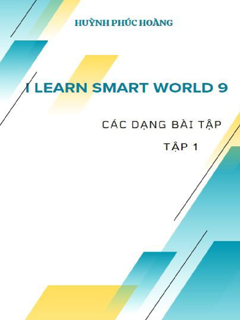 I Learn Smart World 9 Cac DNG Bai TP T | PDF | Water | Energy Development