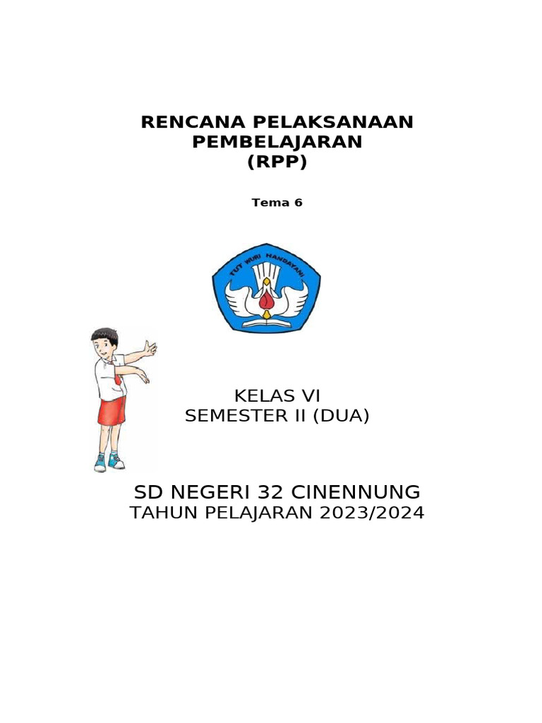 Sampul RPP Mapel | PDF