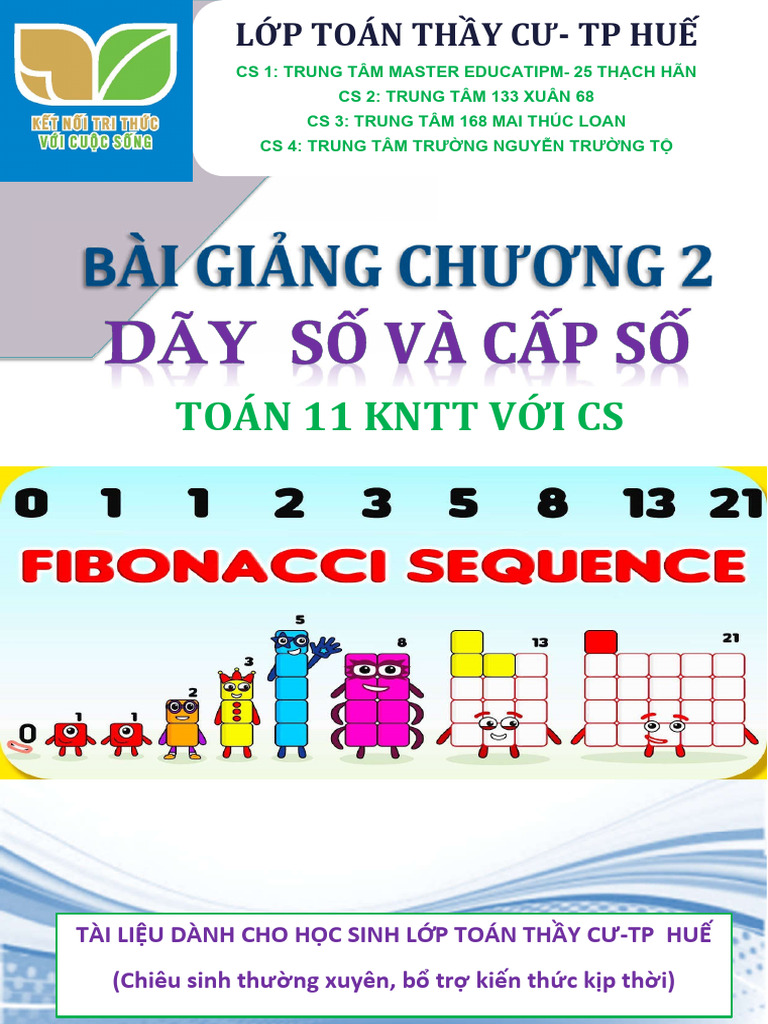 Bai Giang Day So Cap So Cong Va Cap So Nhan Toan 11 Knttvcs | PDF