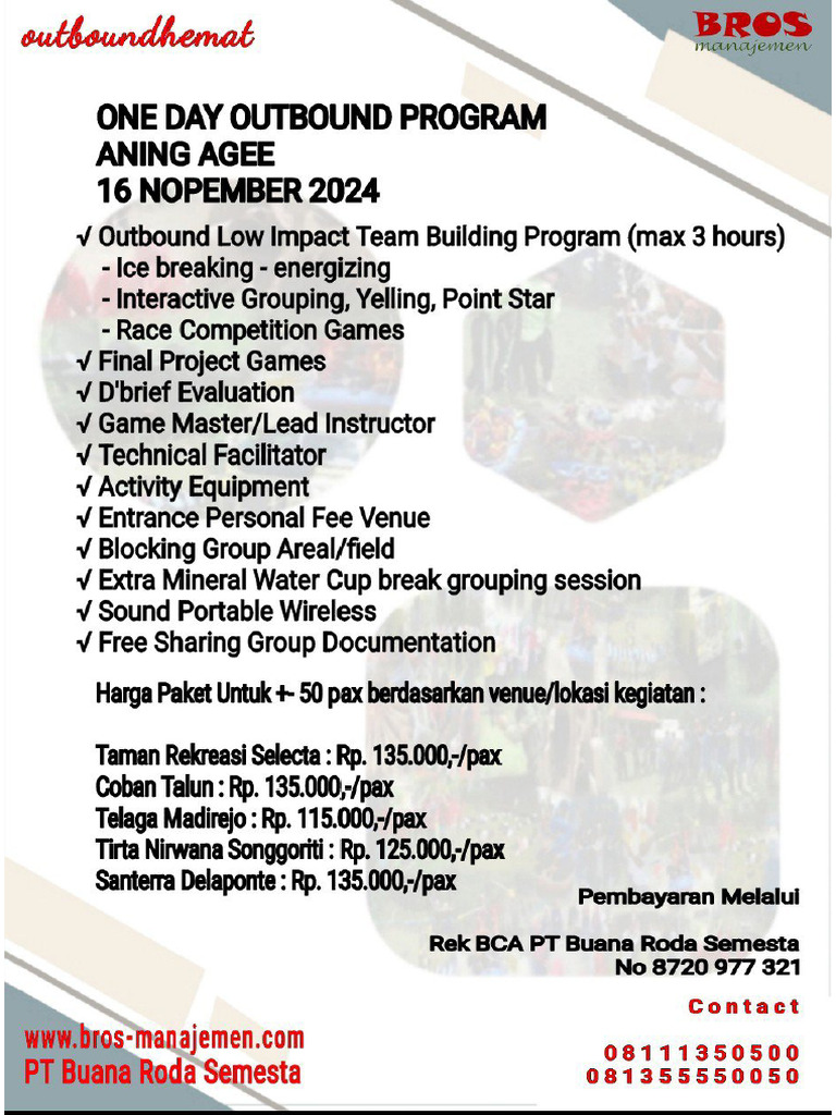 Quotation Outbound Program Aning Agee | PDF