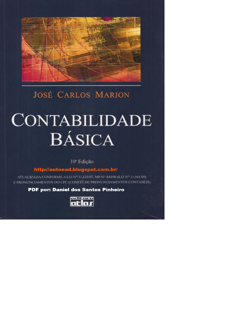 Contabilidade Basica Jose Carlos Marion 10 Edição (PDF) 7,30 MB - TOAZ ...