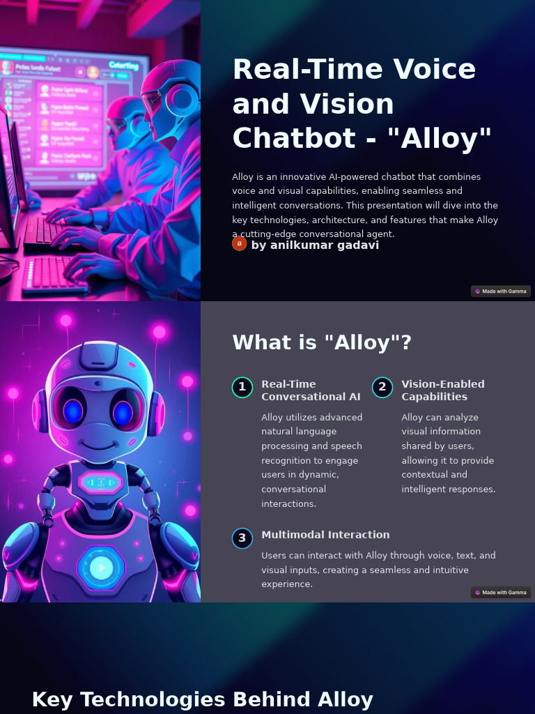 Real Time Voice and Vision Chatbot Alloy | PDF | Speech Recognition ...