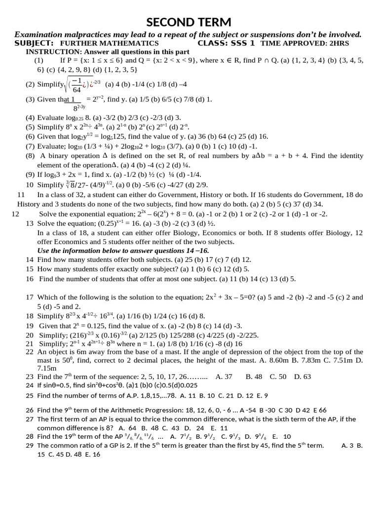 Fmaths Pdf