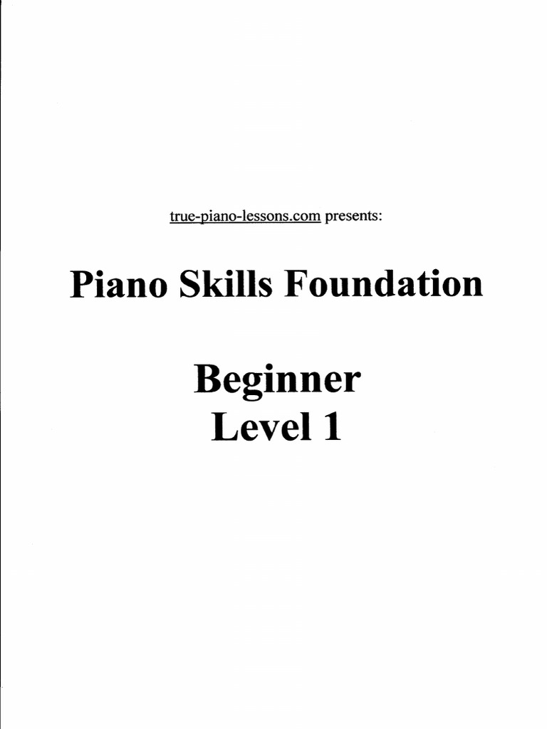 PSF Beginner Level 1 | PDF