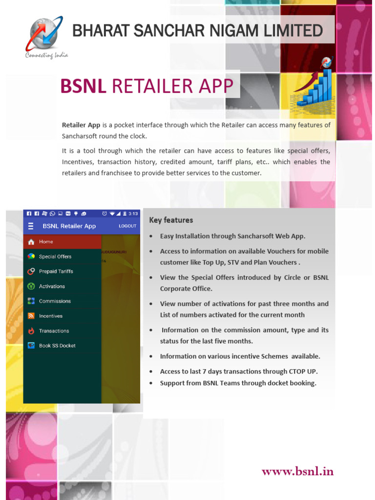 BSNL Retailer Application 25-05-16 | PDF | Service Industries