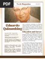 Contributions of Eduardo Quisumbing in Botany | PDF | Philippines | Botany