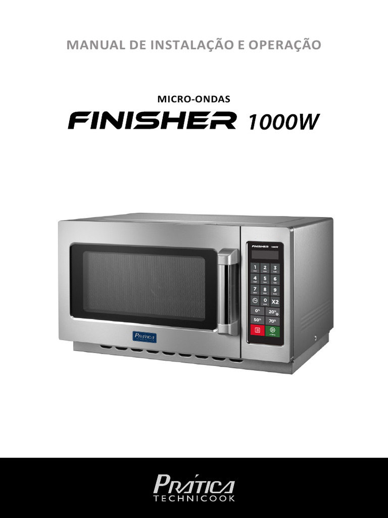 Micro Ondas Finisher 1000w | PDF | Forno | Qualidade (negócios)