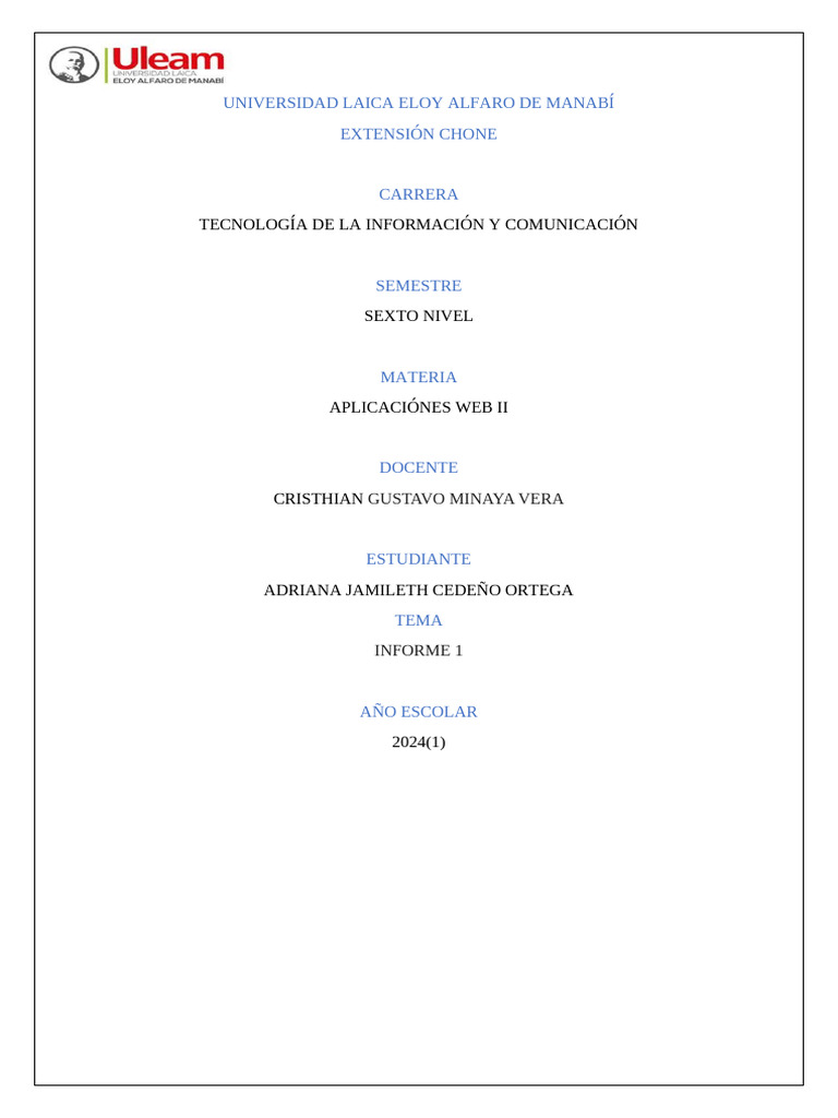 Aplicacion Web 2 Informe 1 | PDF | Java (lenguaje de programación) | máquina virtual de Java