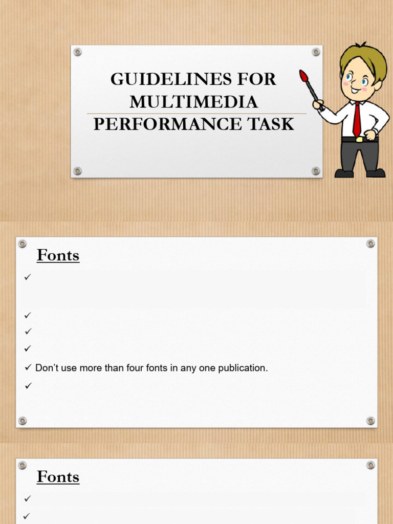 Guidelines For Multimedia Performance Sy 24 25 | PDF