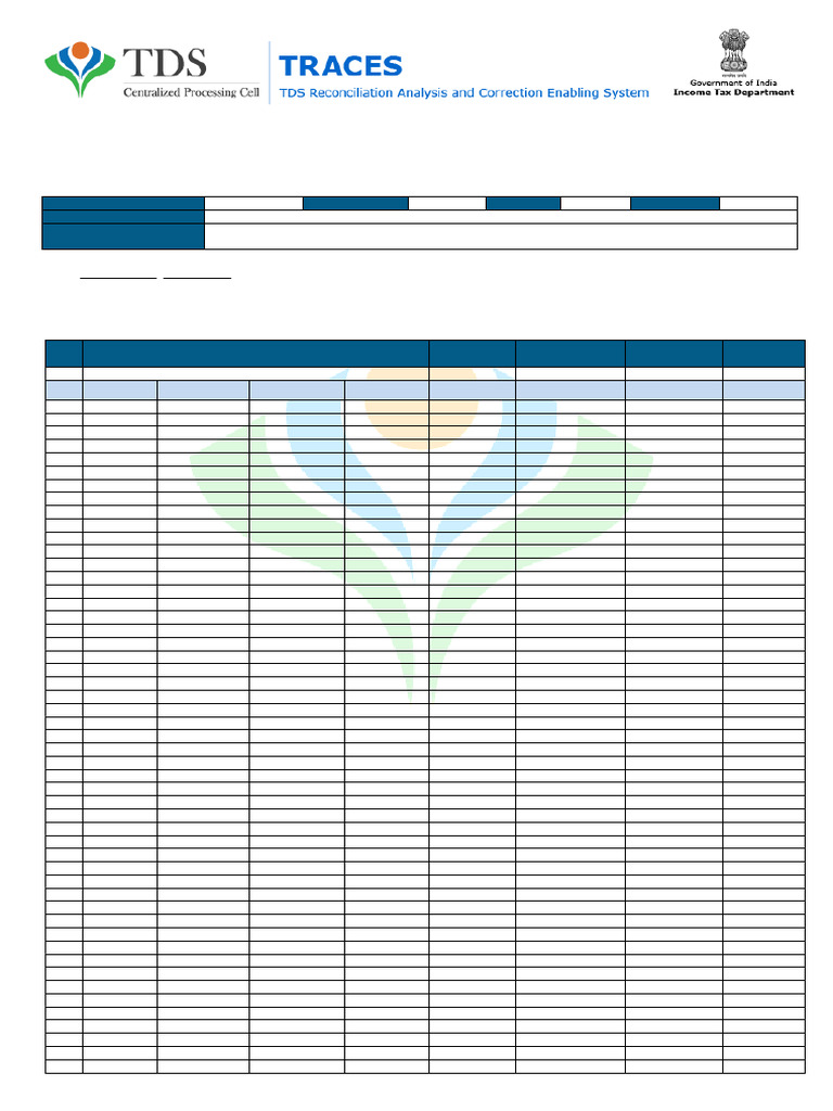 Form 26AS Tax Statement Overview | PDF | Taxes | Tax Refund