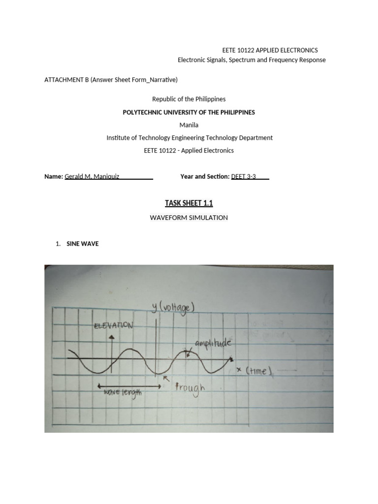 Electronics Waveform Simulation | PDF | Technology & Engineering