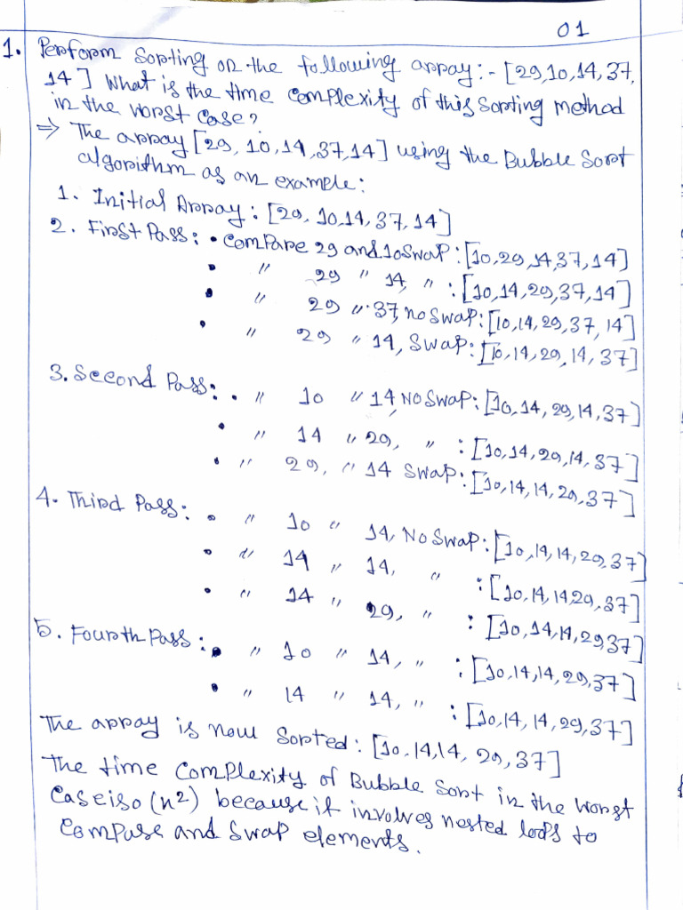Bubble Sort and Search Algorithms Explained | PDF | Science & Mathematics