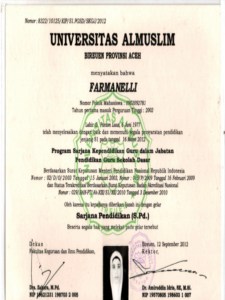 ijazah farma | PDF