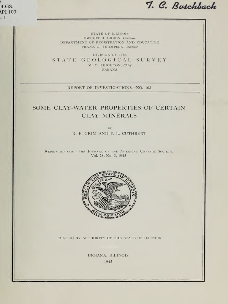 Some Clay Water Pro 103 Grim | PDF | Clay | Water