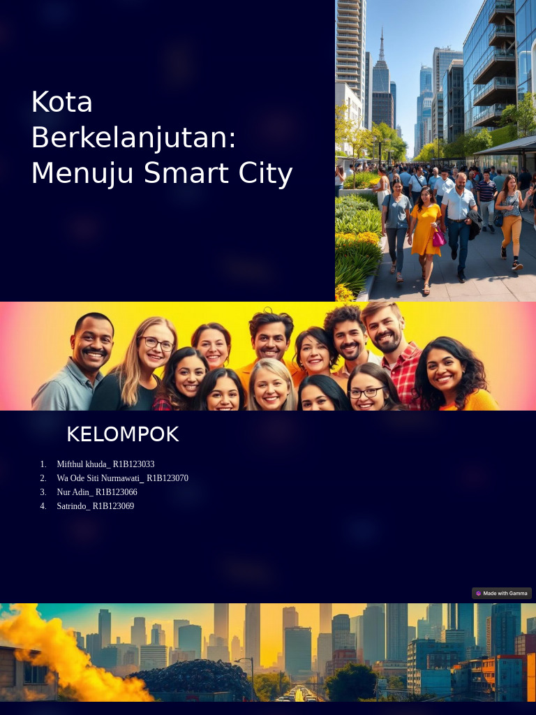 Kelompok 5 (Kota Berkelanjutan Menuju Smart City 1) | PDF | Seni | Komputer