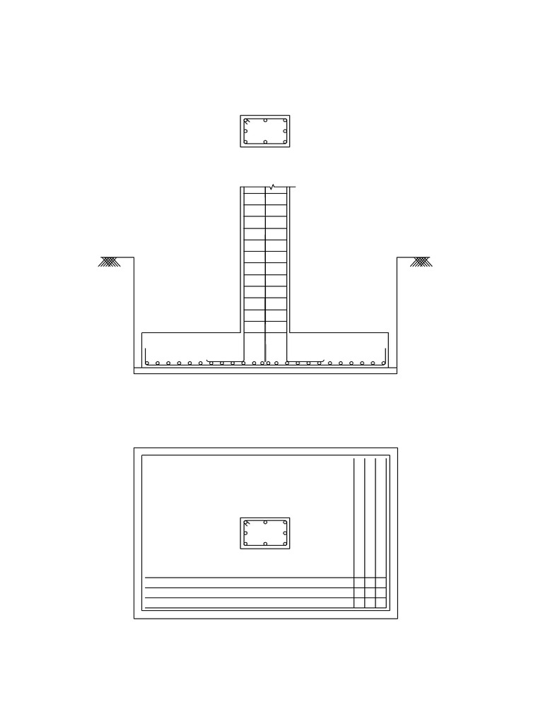 Rectangle Column Footing-Model | PDF