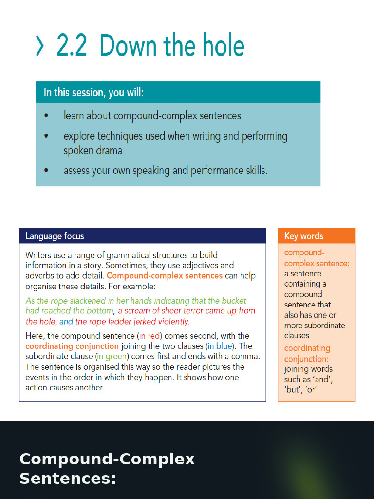 Compound Complex Sentences Mastering The Art of Layered Expression | PDF | Clause | Sentence ...